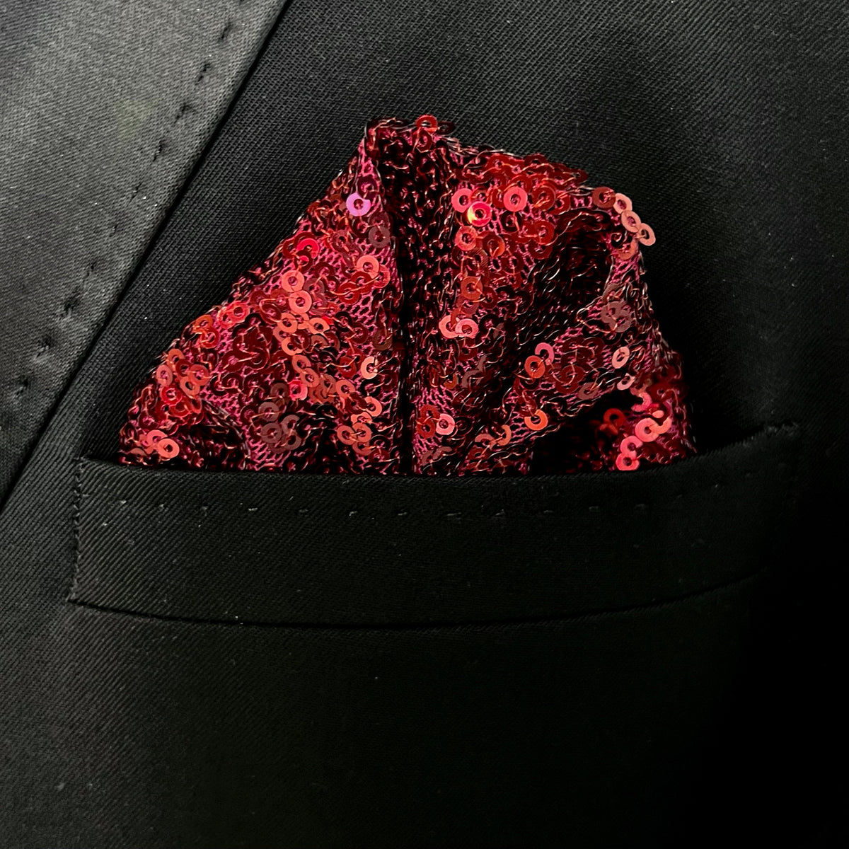 Deep Purple Pocket Square | Sequin – STUDIO MINC