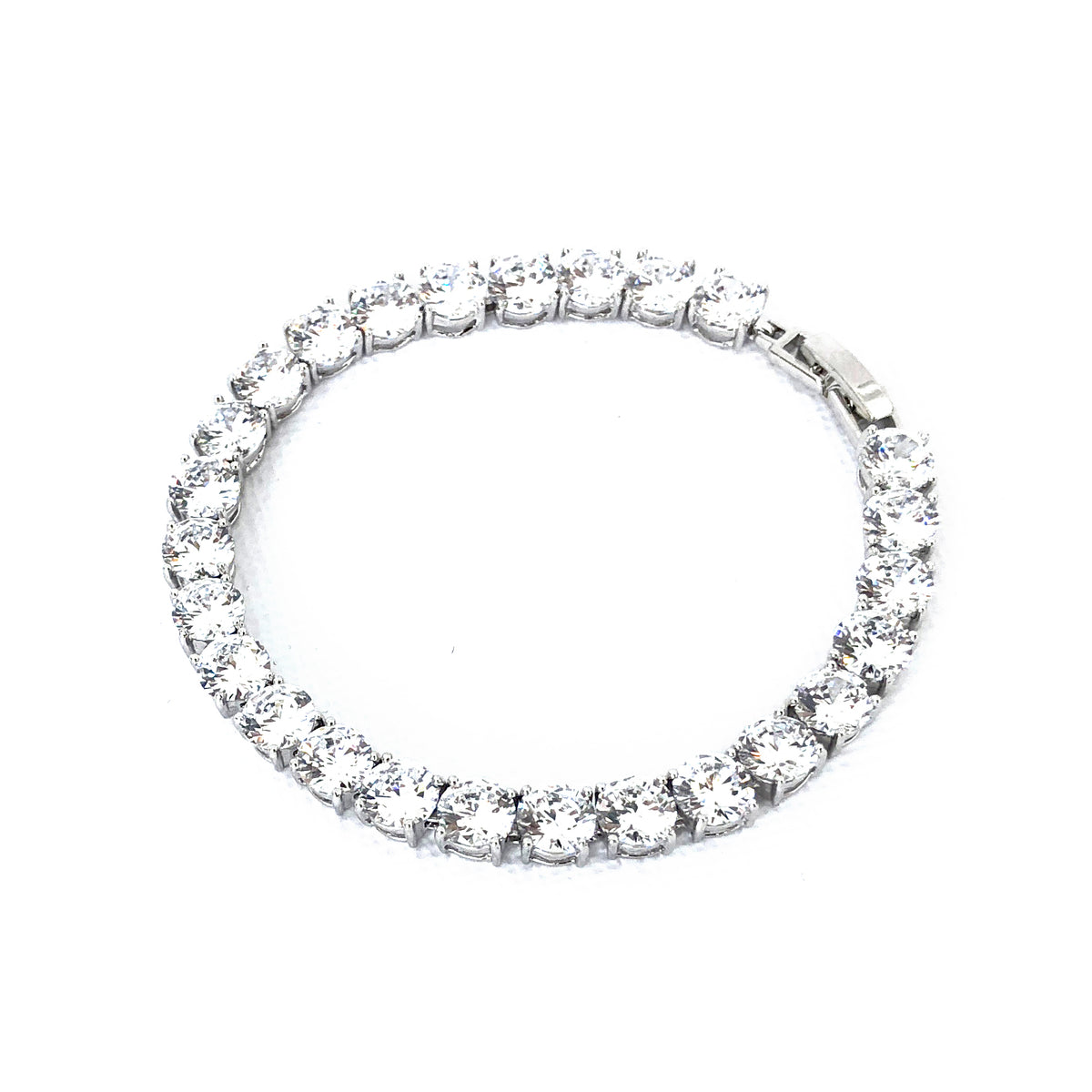 Silver Formal Prom Bracelet | Diamante – STUDIO MINC